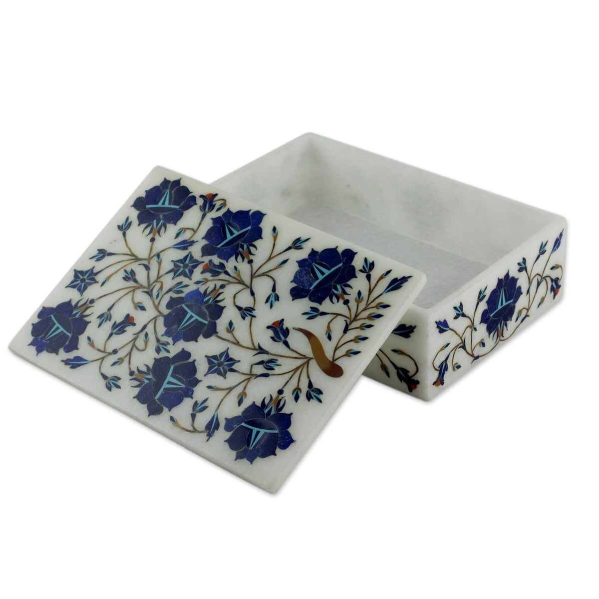 UNDISCOVERED Artisan Box | Unique Indian Marble Inlay Jewelry Box ...