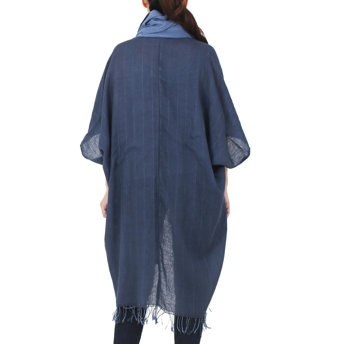 UNDISCOVERED Artisan Box | Midnight Blue Cotton Thai Jacket with Light ...