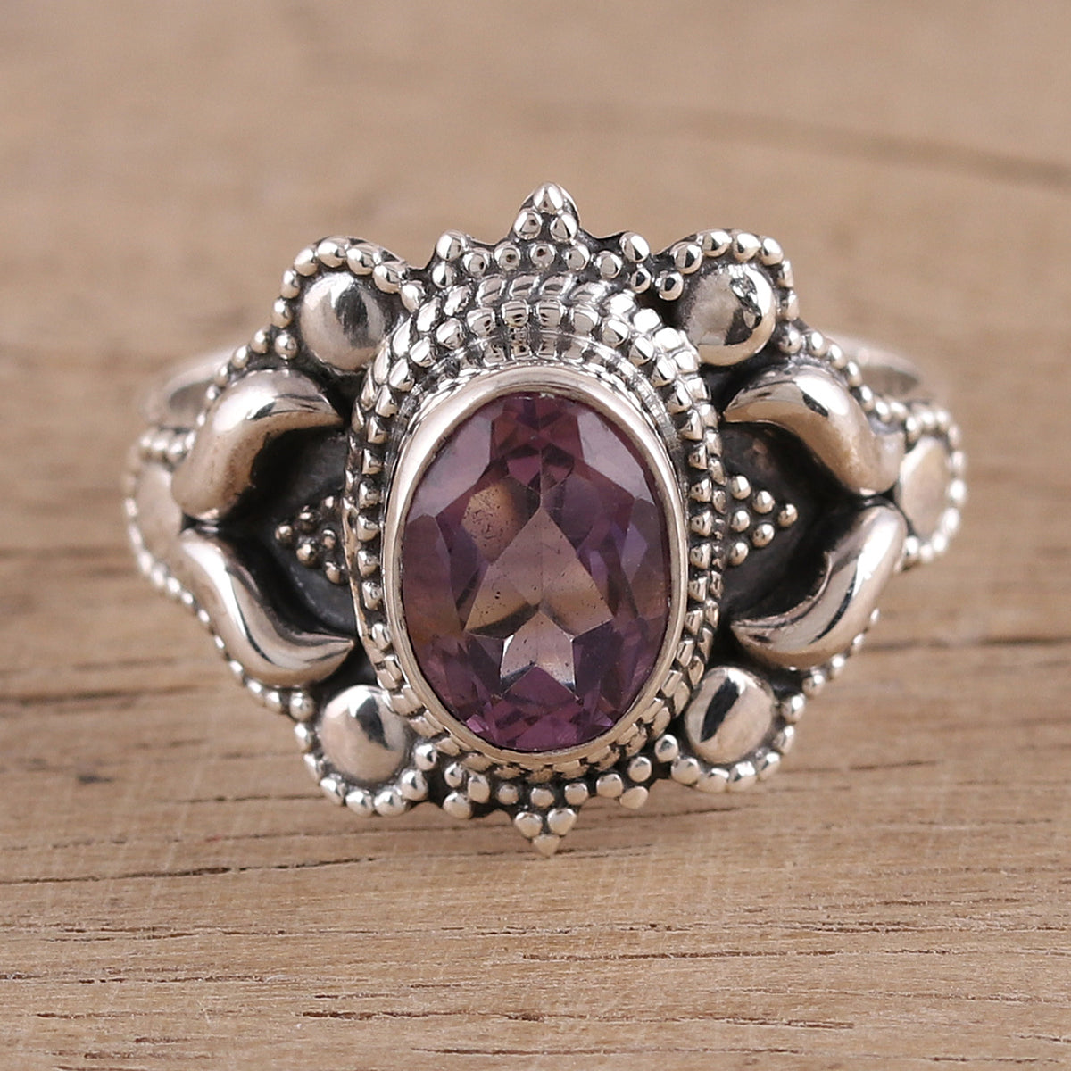 UNDISCOVERED Artisan Box | Oval Amethyst and Sterling Silver Cocktail ...