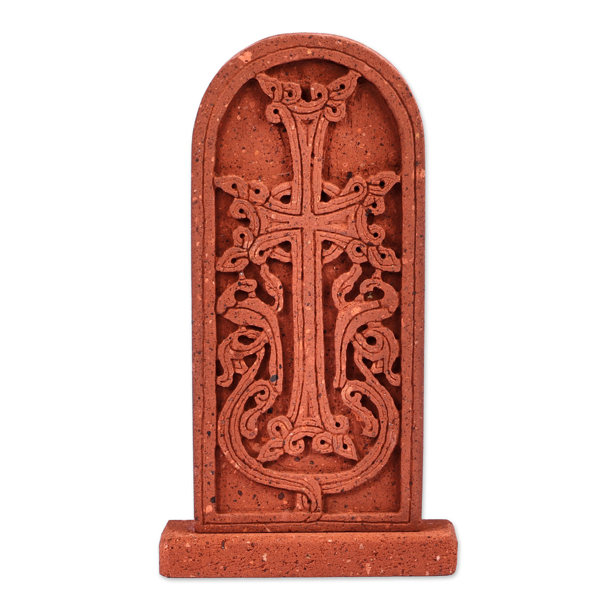 UNDISCOVERED Artisan Box | Classic Cross-Themed Tuff Stone Stela ...