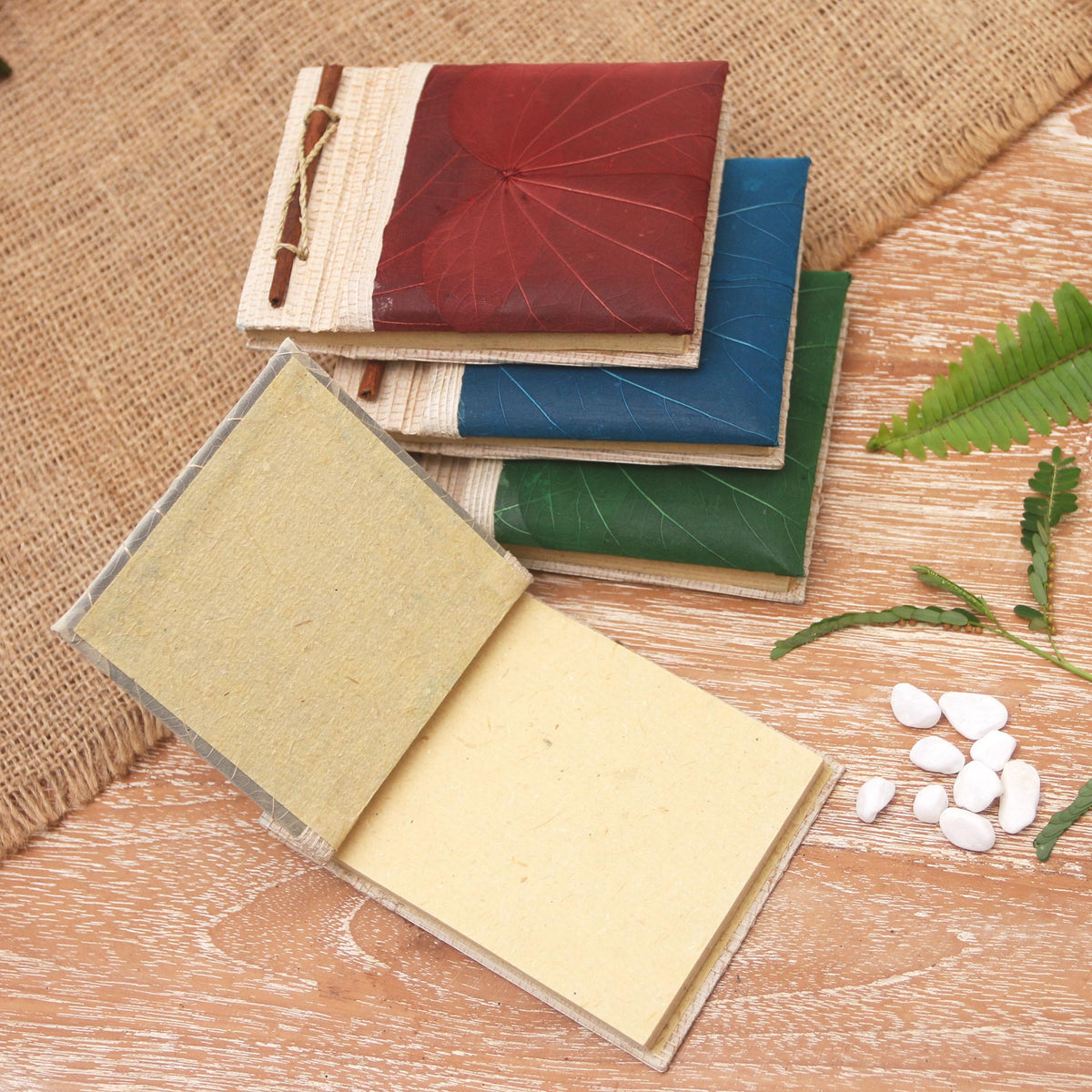 UNDISCOVERED Artisan Box | Natural Fiber Journals with Rice Paper (Set ...