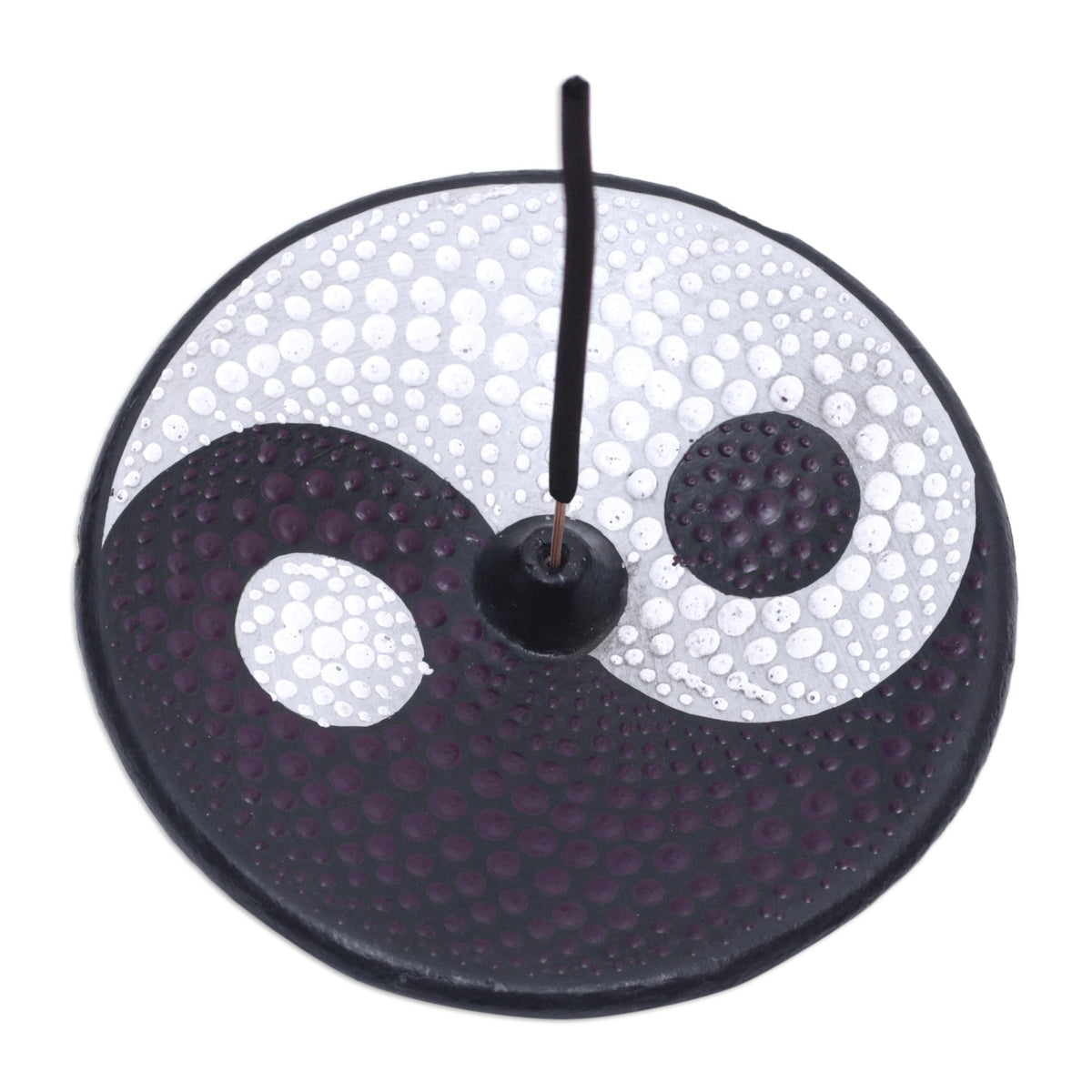 UNDISCOVERED Artisan Box | Yin Yang Ceramic Incense Holder Hand-painted ...