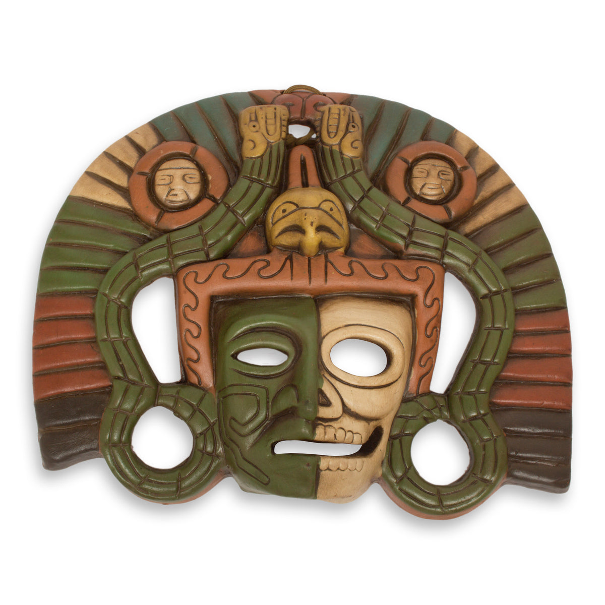 UNDISCOVERED Artisan Box | Life and Death Pre-Hispanic Mask Ceramic ...