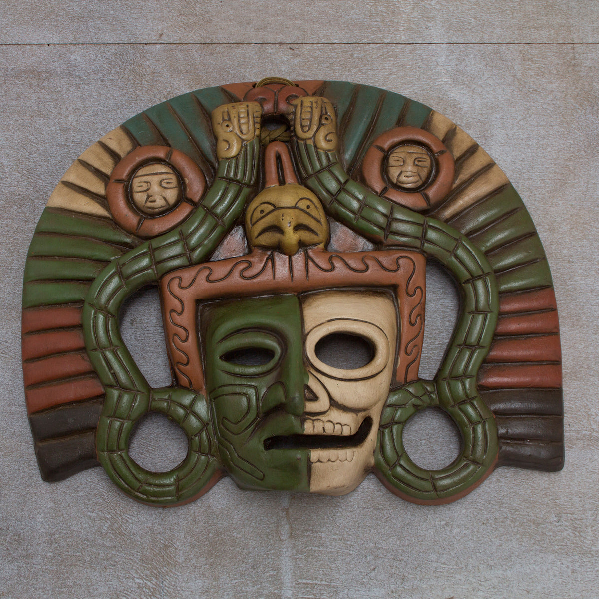 UNDISCOVERED Artisan Box | Life and Death Pre-Hispanic Mask Ceramic ...