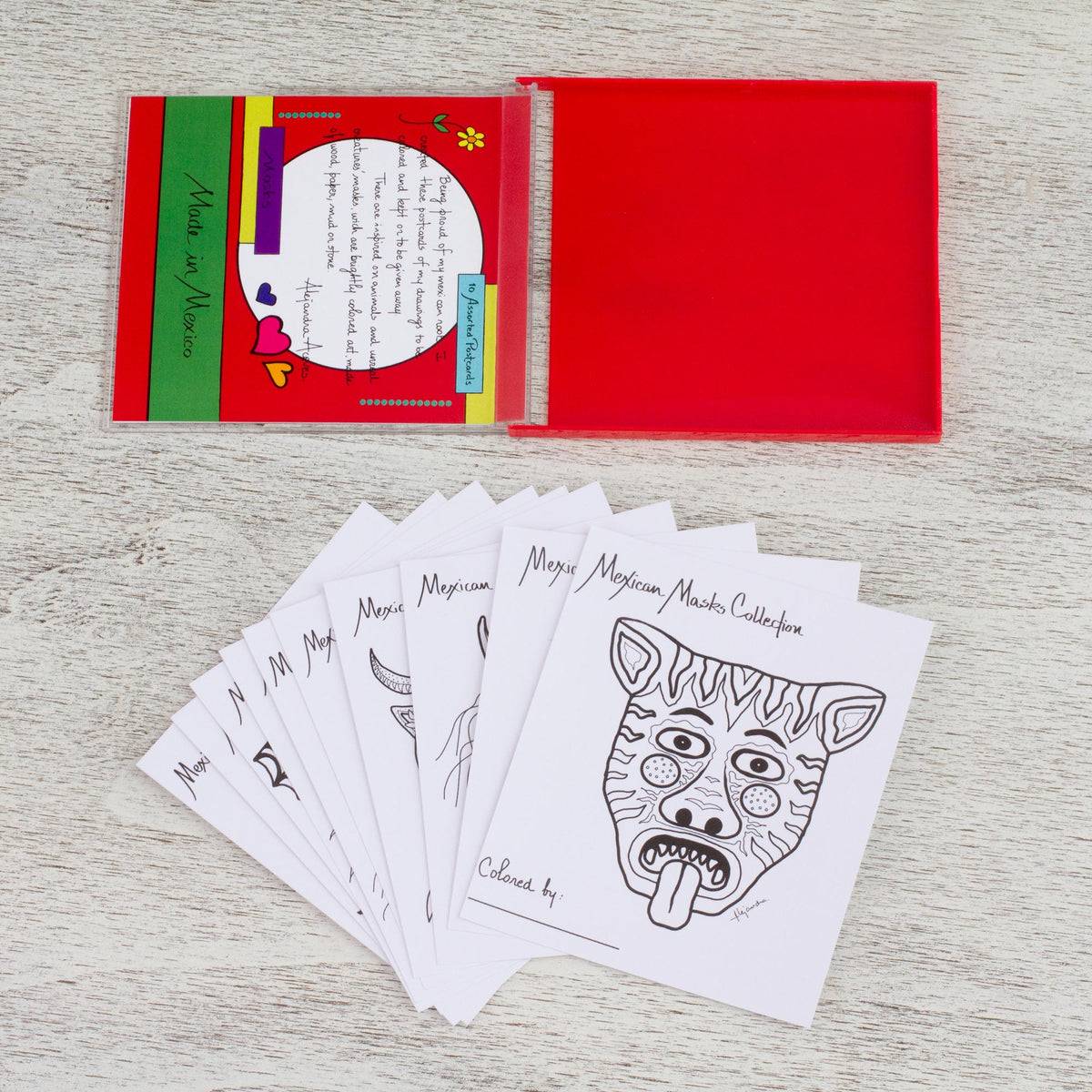 UNDISCOVERED Artisan Box | 10 Coloring Postcards Set of Fantastical ...